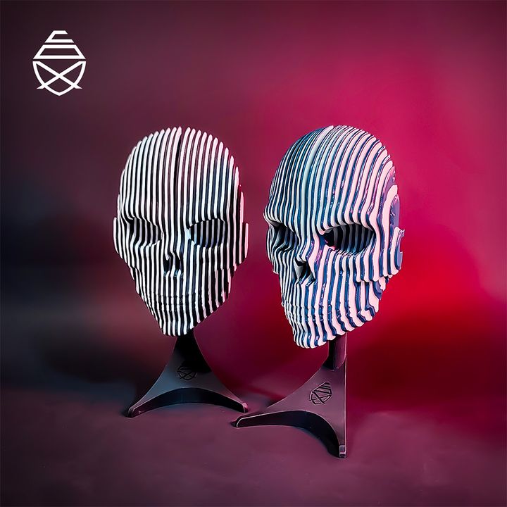 3D Printable Quantum Skull by PipeCox